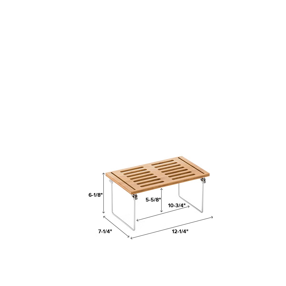 Bamboo Stackable Shelf - The Container Store