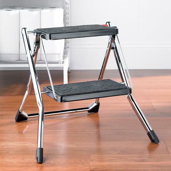 Polder Slim Folding Step Stool - The Container Store